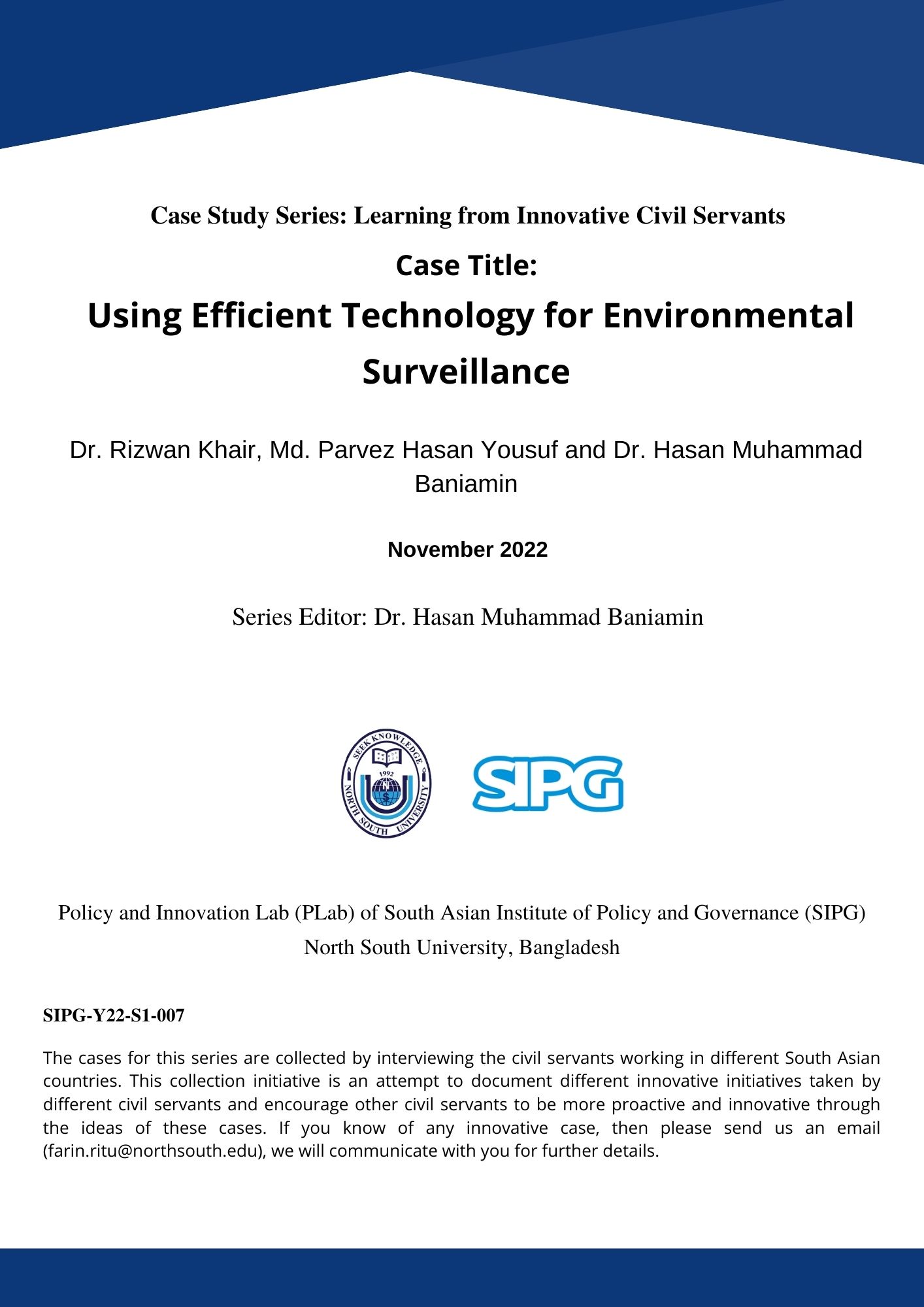 Case Study Series 1 | North South University