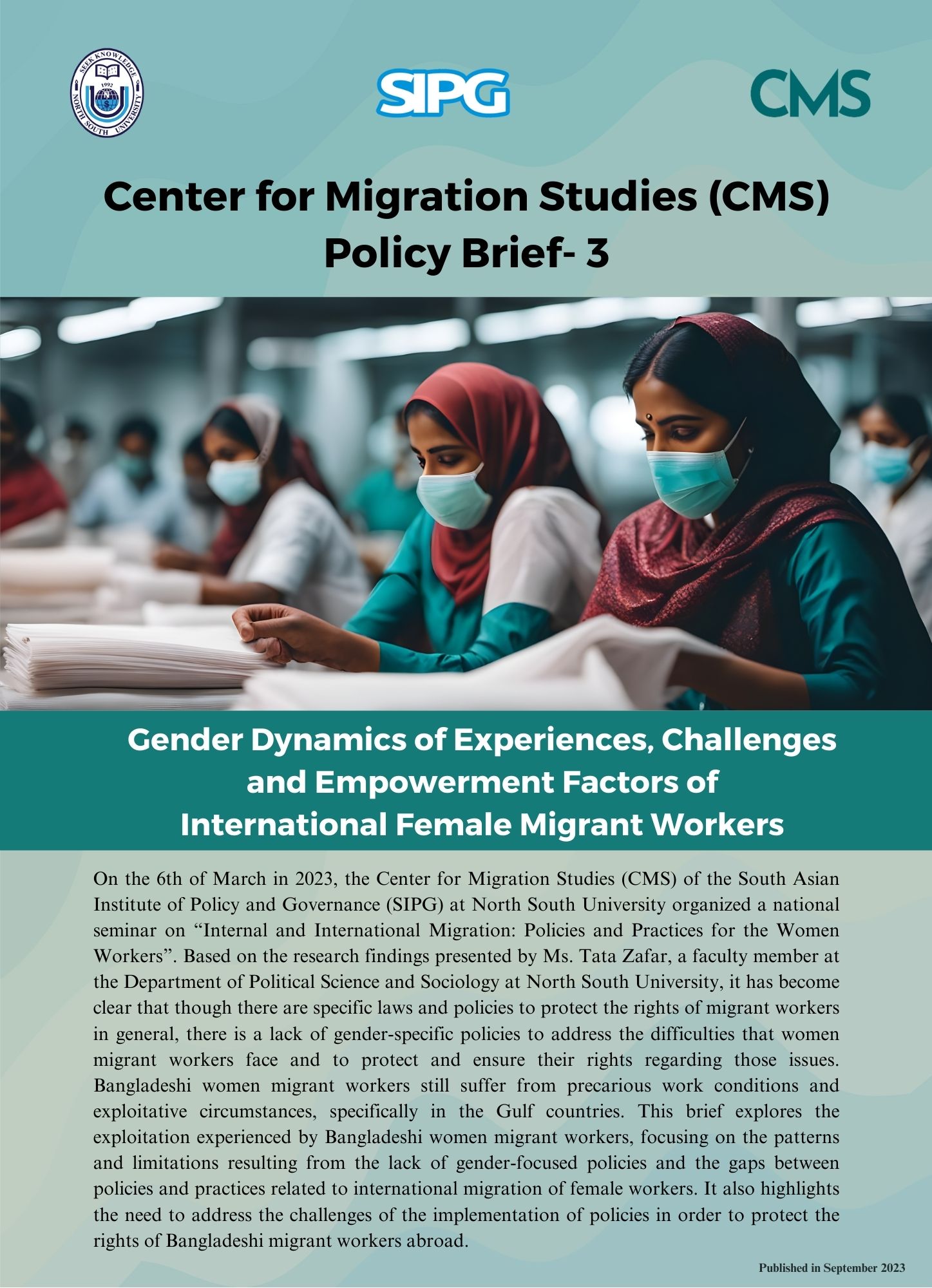 CMS Publications | North South University